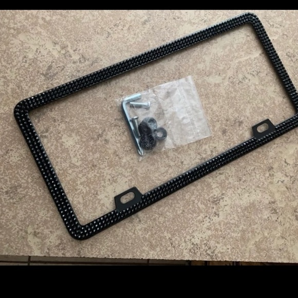 CK Formula | Other | Ck Formula Black Bling License Plate Framesparkly ...